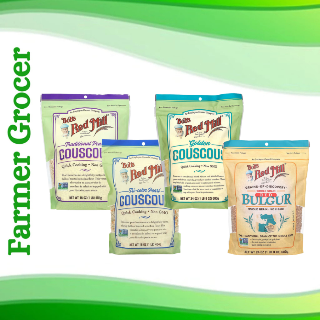Grocer Farmer | Bob's Red Mill Whole Grain Red Bulgur, Golden, Tri ...