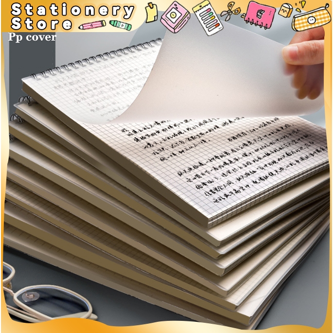 Spring Notebook A4/A5/B5 Flip Up Loose-Leaf Book Steno Notebook ...