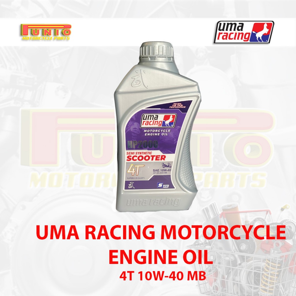 UMA Racing Scooter Engine Oil 4T (Universal) Semi-synthetic 10W-40 MB ...