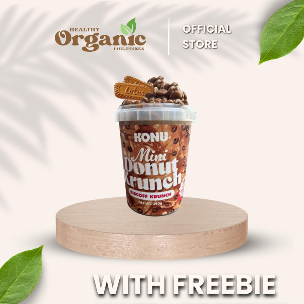 KONU Mini Donut Crunch Biscoff Crunch 360G Cereal Breakfast Meal Kids ...