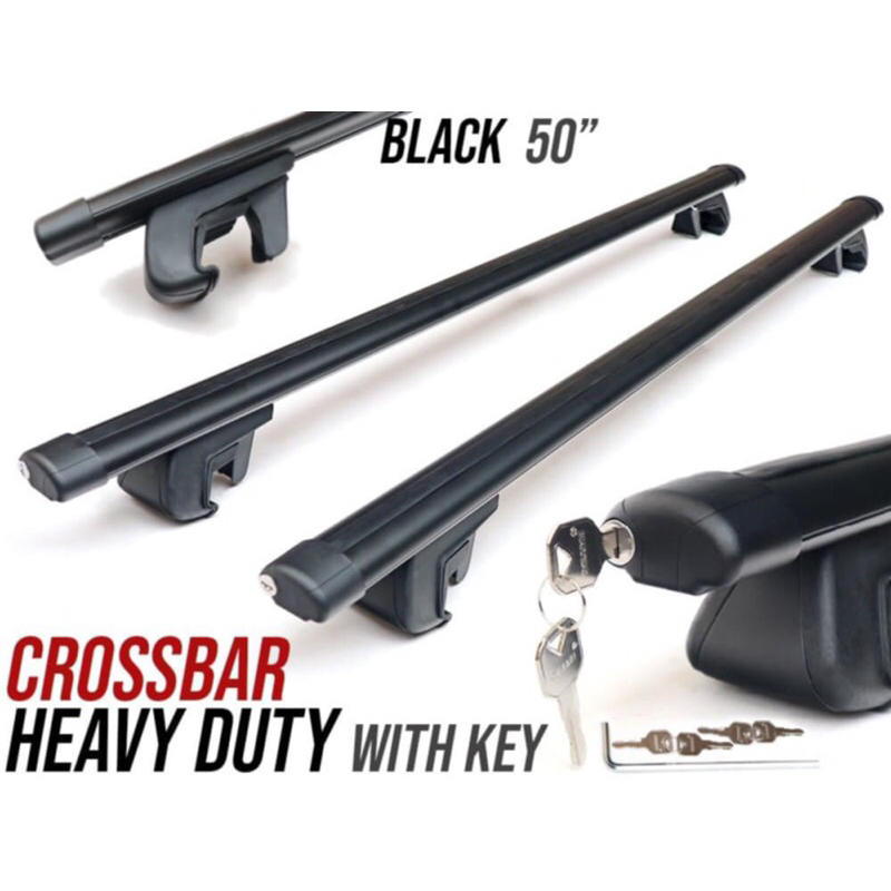 Crossbar heavy duty (with key ) black and silver | Shopee Philippines