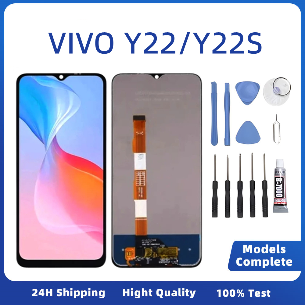 For VIVO Y22/Y22S LCD Digital Touch Screen Display Frame Assembly for ...