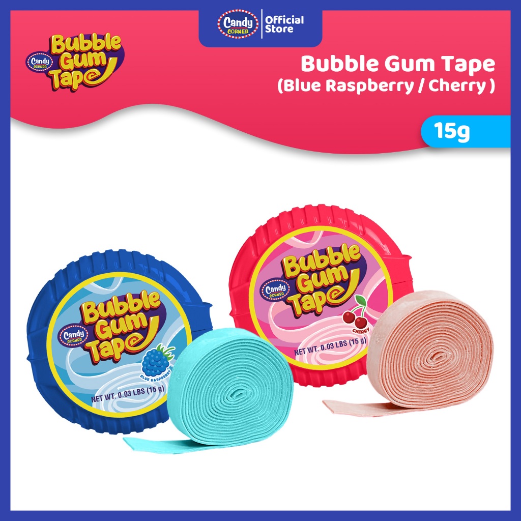Candy Corner Mini Bubble Gum Tape 15g | Shopee Philippines