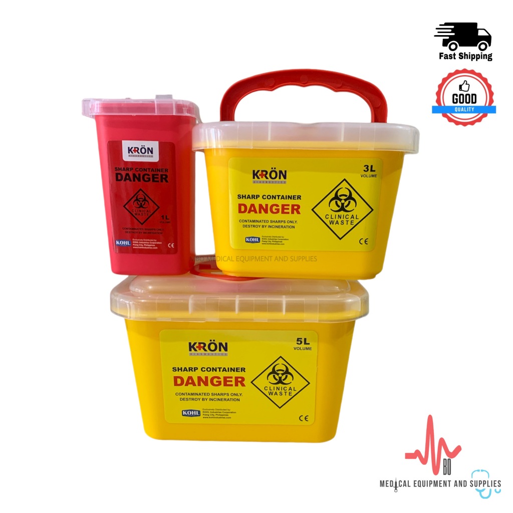 1L, 3L, 5L Sharps Container | Shopee Philippines