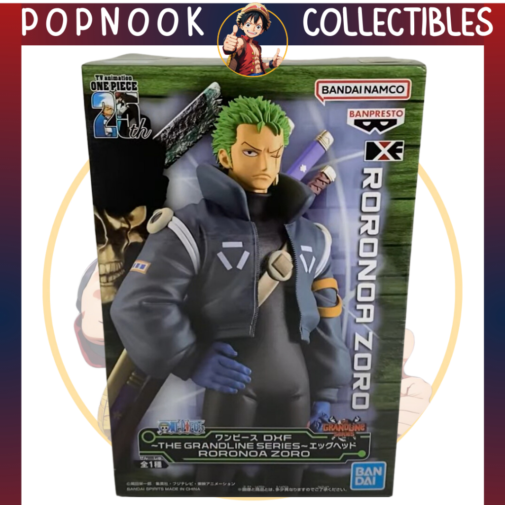 [BANPRESTO] DXF The Grandline Series Egghead Roronoa Zoro Figure | MISB ...