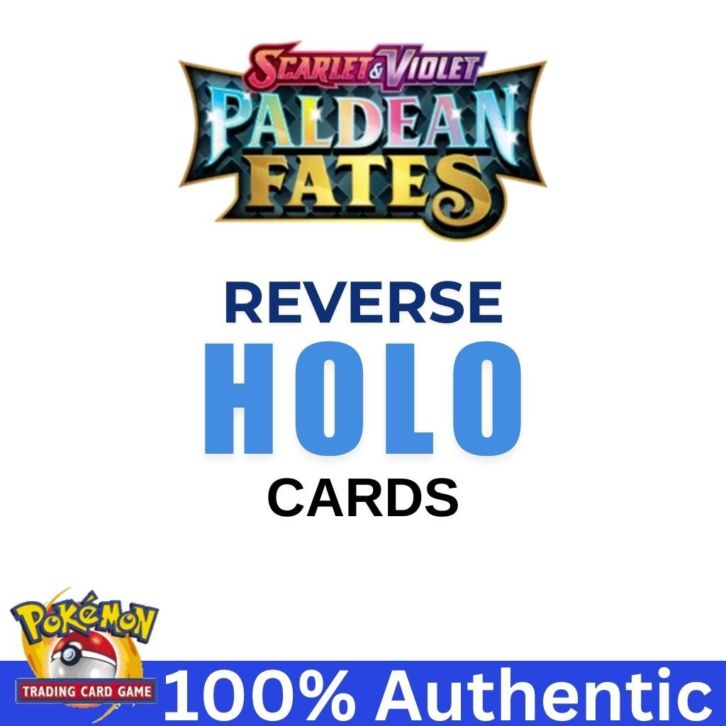 Paldean Fates Reverse Holo Pokemon Cards Scarlet and Violet Set PAF ...