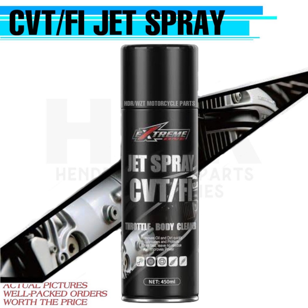 EXTREME ONE CVT / FI JET SPRAY THROTTLE BODY CLEANER (450ML-600ML) FOR ...