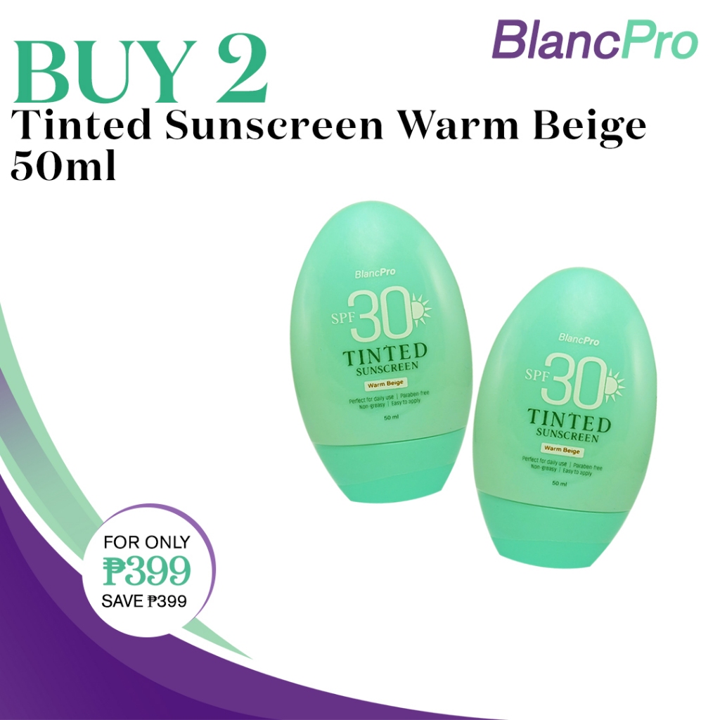 Blanc Pro Tinted Sunscreen SPF30 50ml Blancpro | Shopee Philippines
