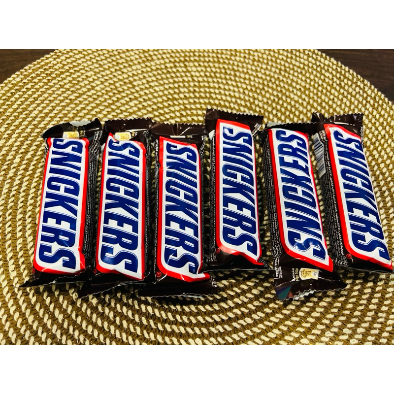 Snickers chocolate bar 50g per pc | Shopee Philippines