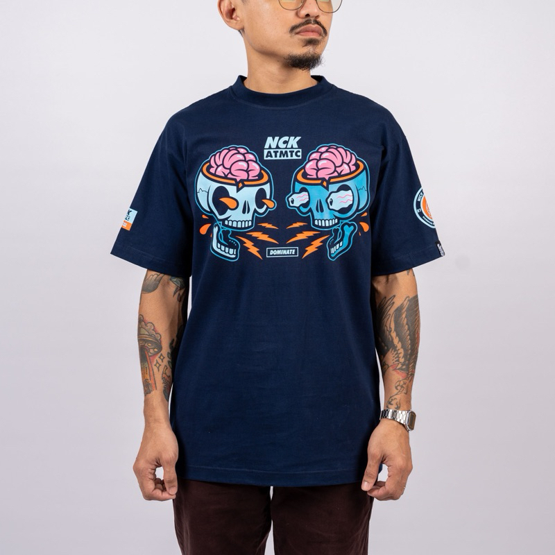Nick Automatic "GOOBIE V2" Navy Blue T-shirt | Shopee Philippines
