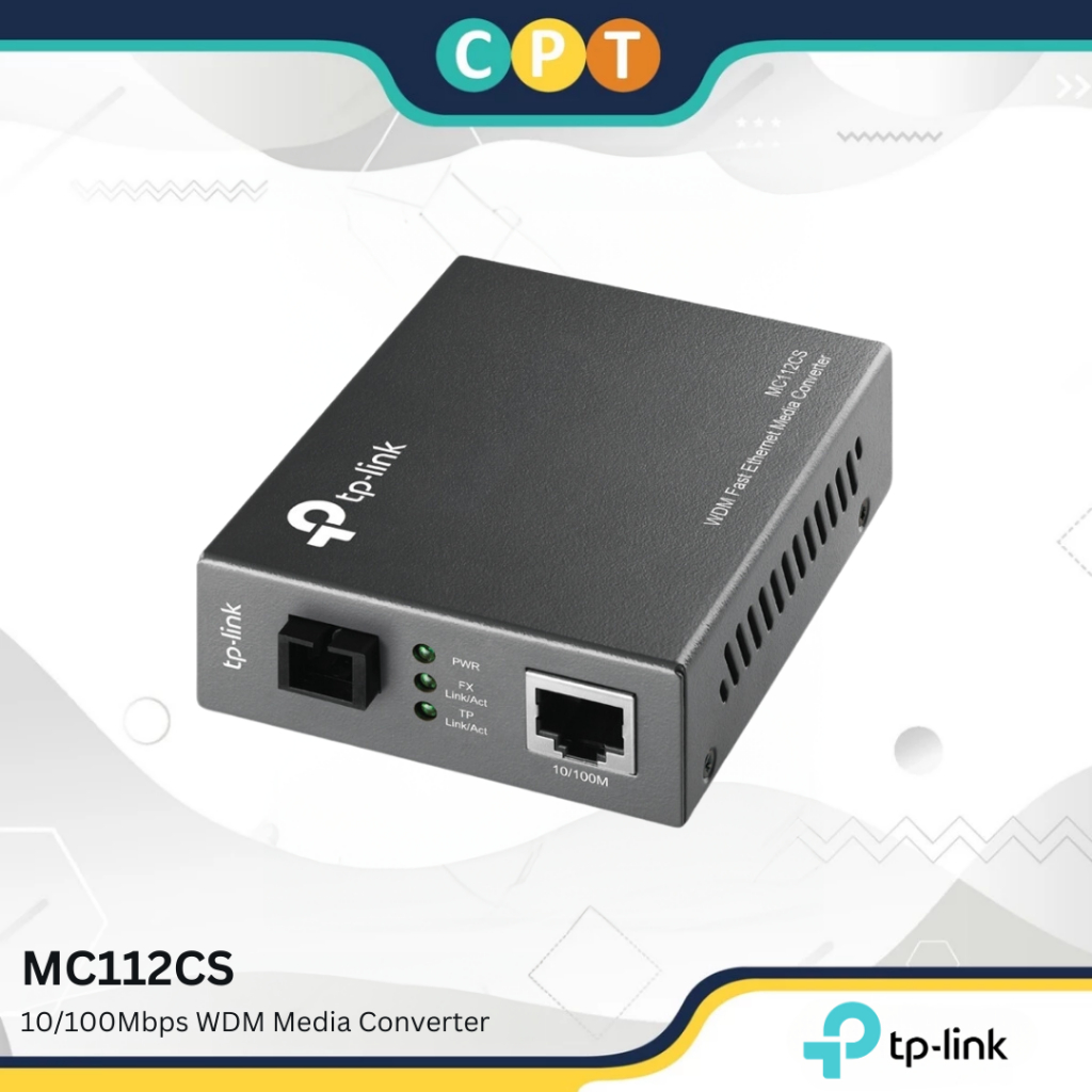 TP-Link MC112CS 10/100Mbps WDM Media Converter | Shopee Philippines