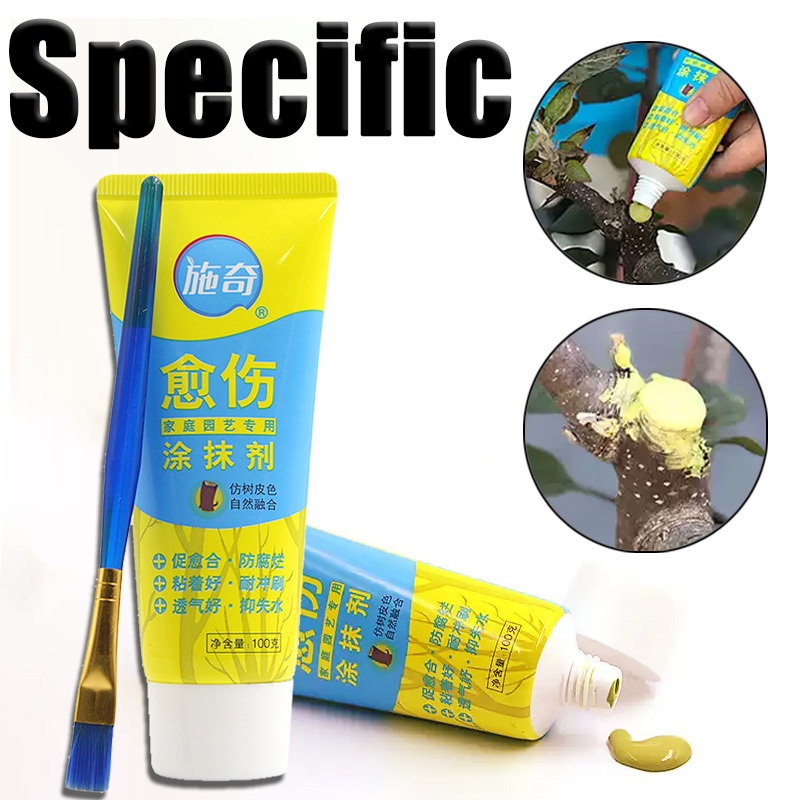 Plant Tree Wound Cut Paste Bonsai Pruning Cutting Paste with Brush ...
