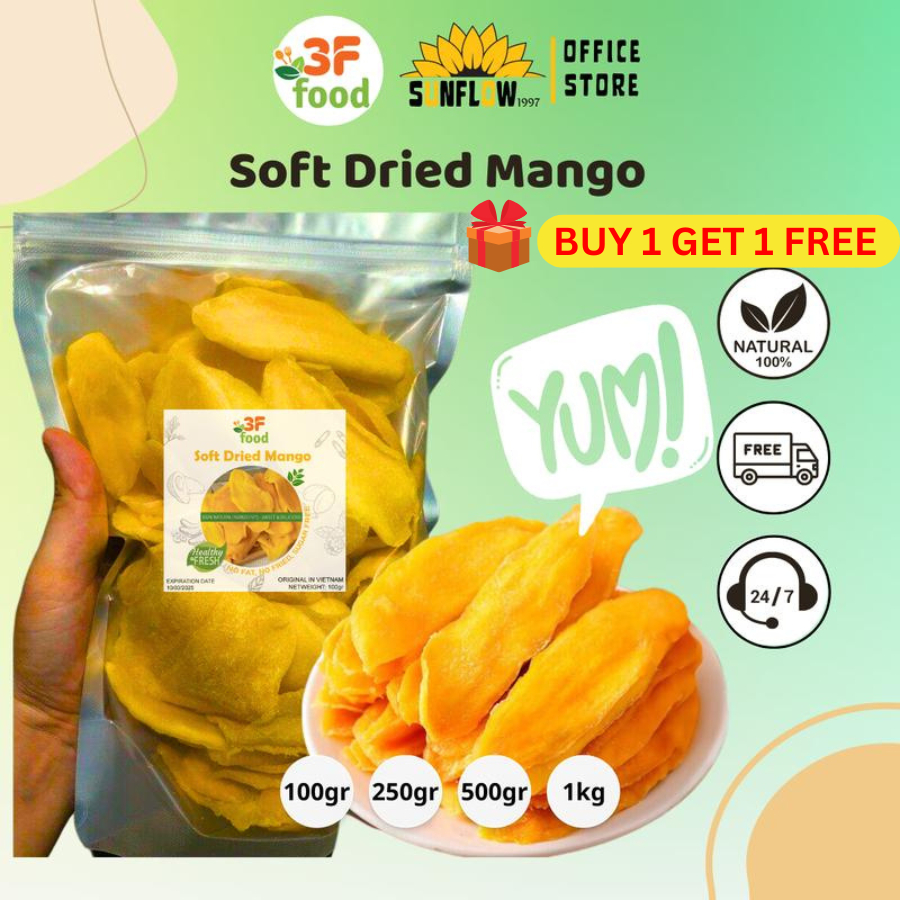 3F FOOD Dried Mangoes Chips Freeshiping in100 grams 250 grams Per Pack...Best VietNam Dried ...