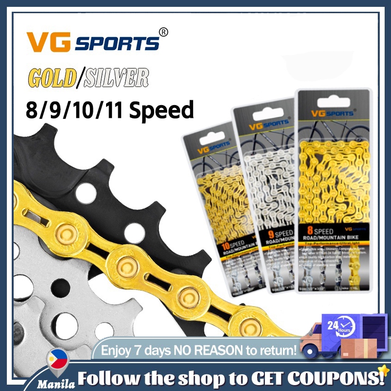VG Sports bike chain 8 9 10 11 speed highway half hollow bicycle chains ...