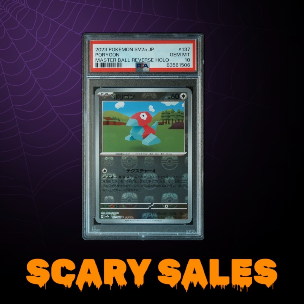 PSA 10 Porygon 137/165 Master Ball Reverse Holo 151 Pokemon Card ...