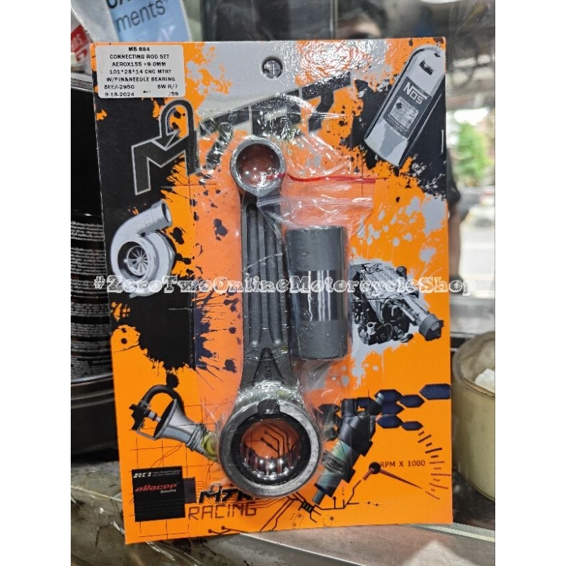 MTRT Connecting Rod Set (FOR PLUS 9MM MTRT CRANKSHAFT) for Aerox V1/V2 ...