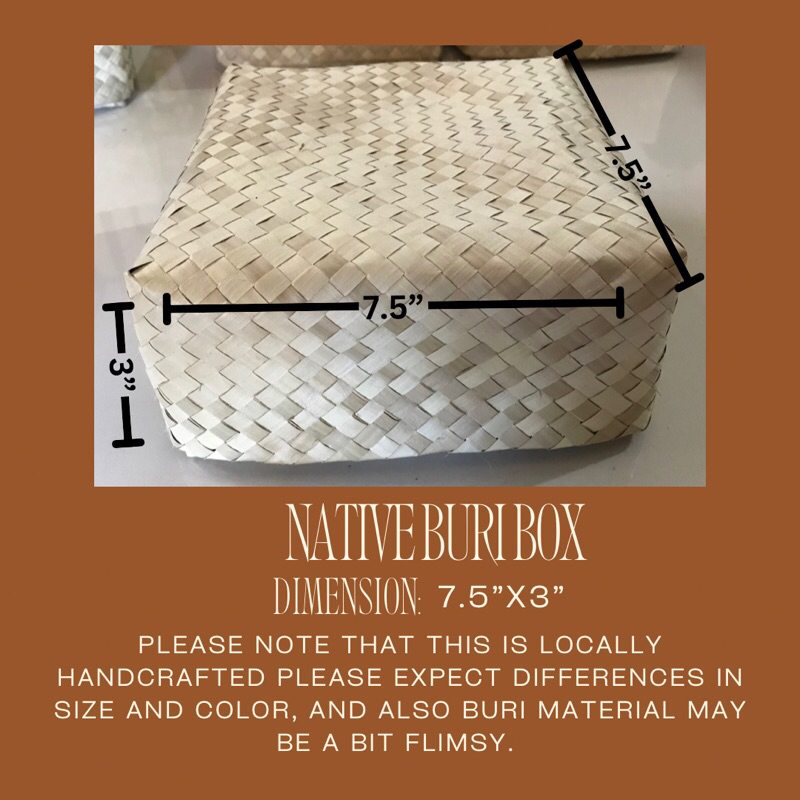 Native Buri Box/ Gift Box | Shopee Philippines