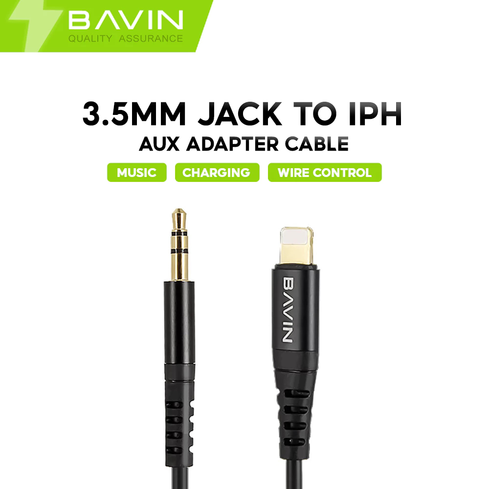 M&G BAVIN AUX13 Universal 3.5mm Jack Aux Cable for iPh to 3.5mm Audio ...
