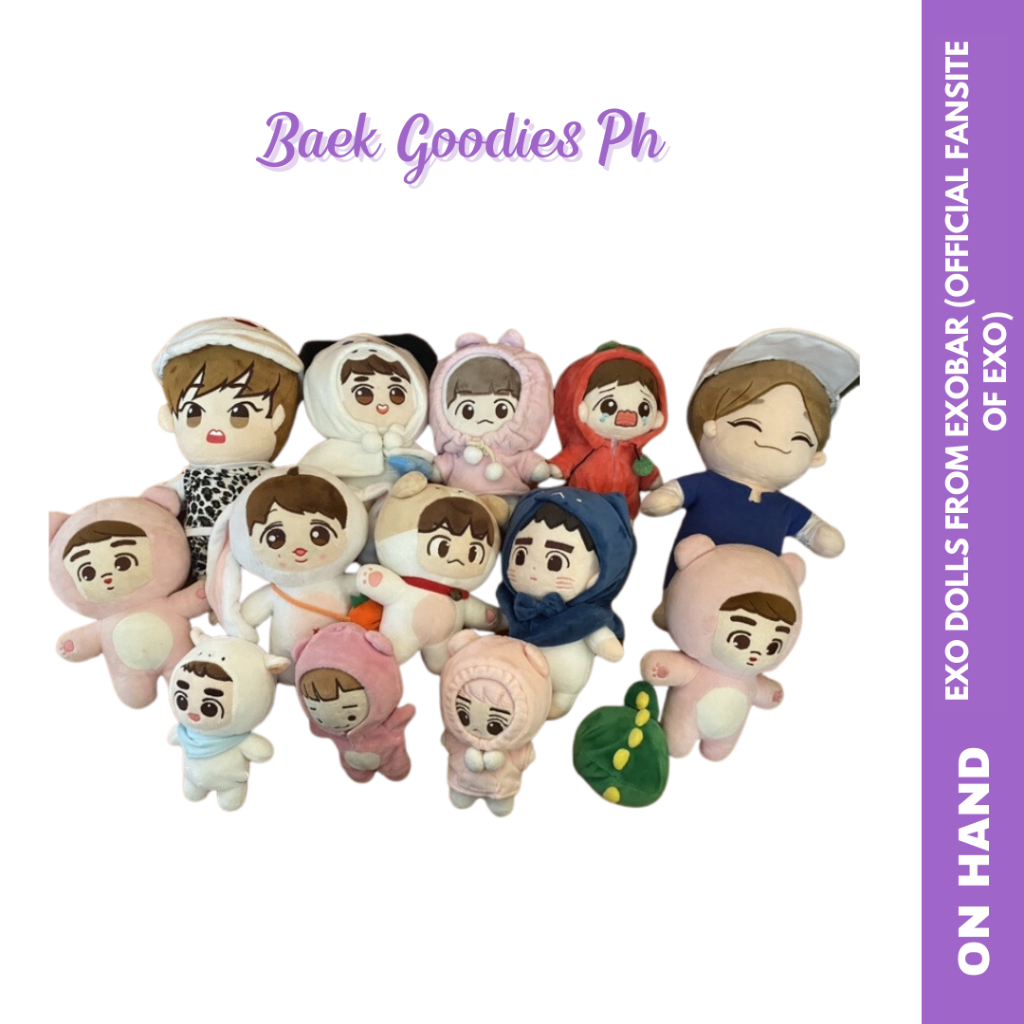 EXO Dolls from EXOBar (Official Fansite of EXO) | Shopee Philippines