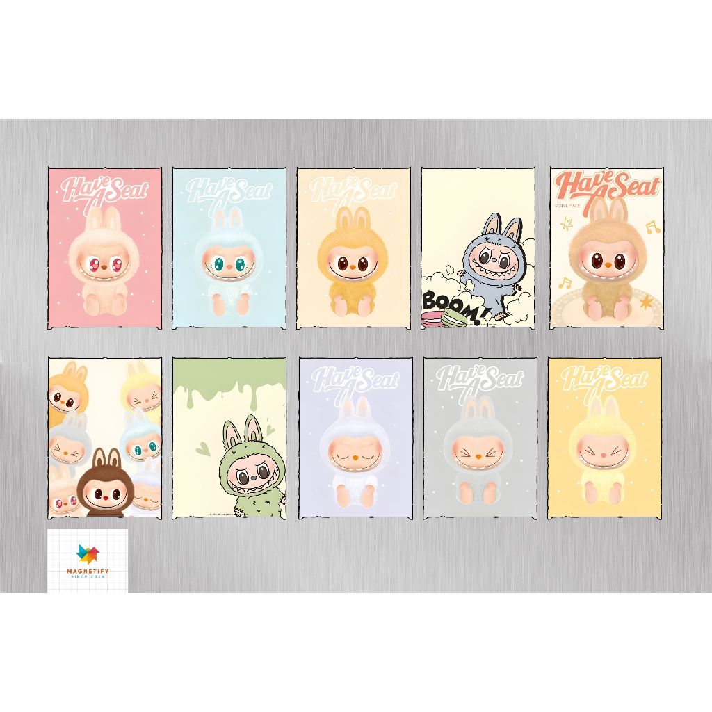 LABUBU ATM Size Ref Magnet Glossy Premium High Quality Perfect for ...