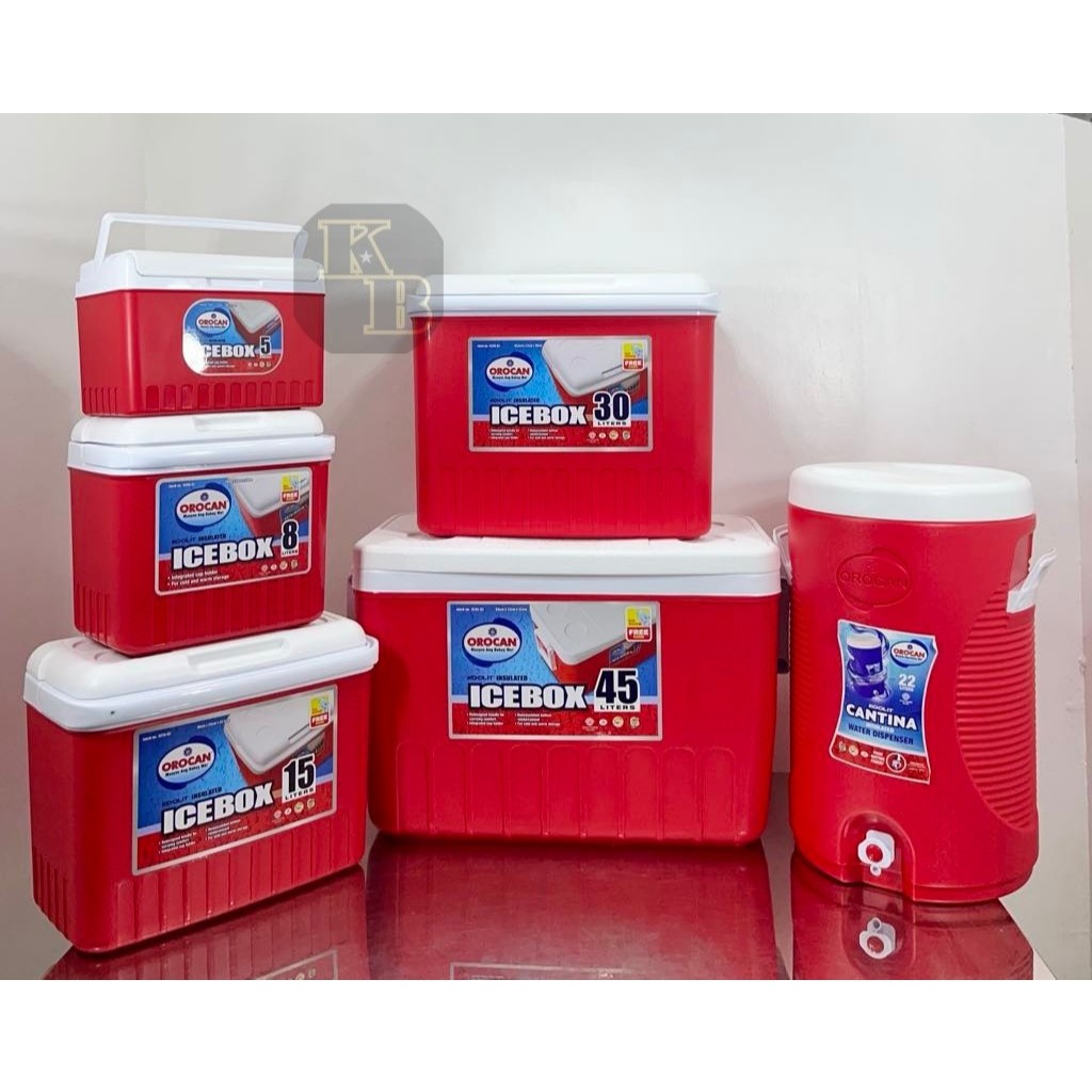 6 Sizes Liters Orocan IceBox Cooler Chest Insulated | Shopee Philippines