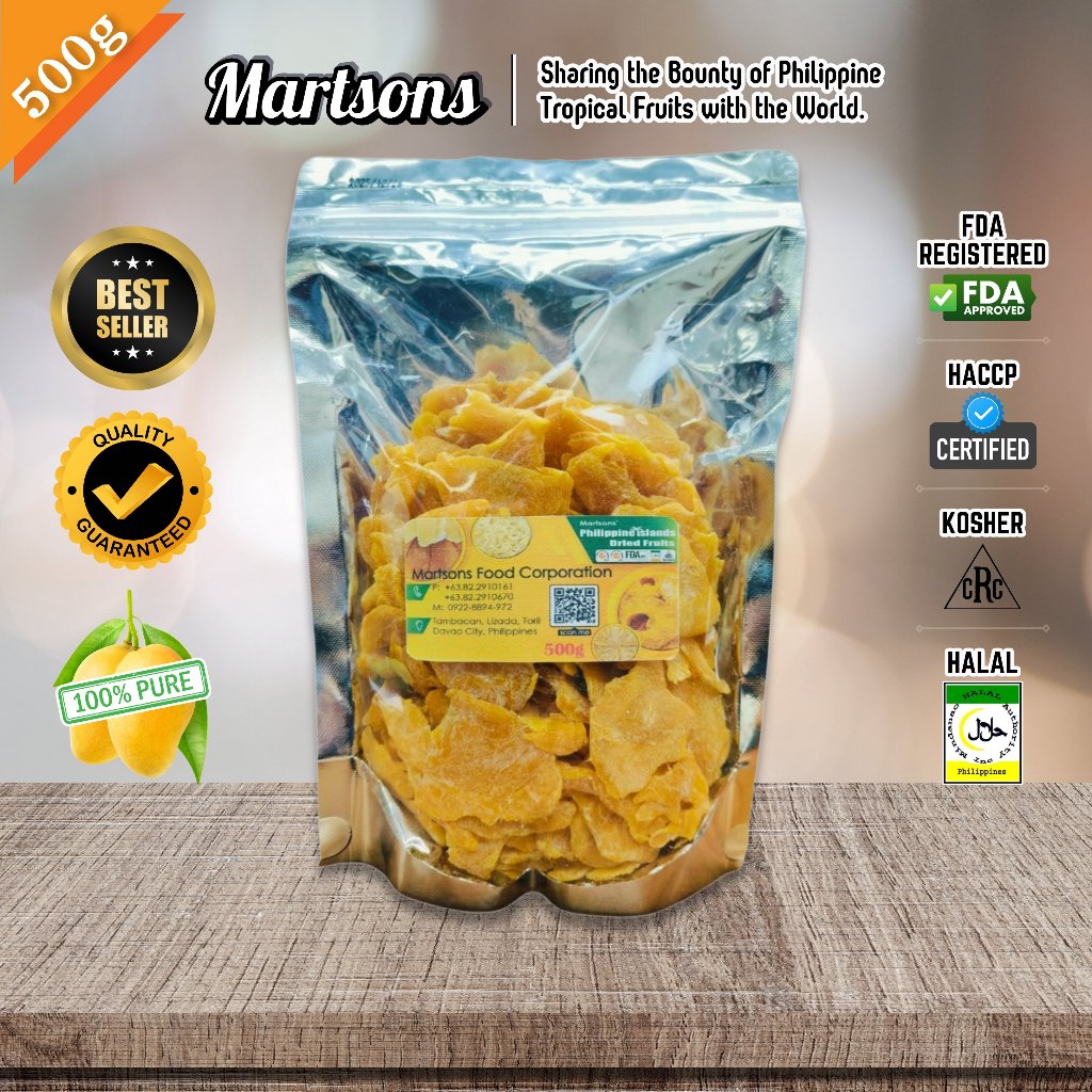 Dried Mango Chips (500g) | Shopee Philippines