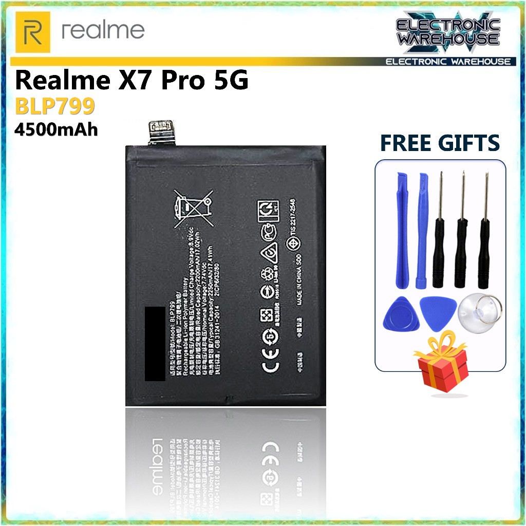 Battery for Realme X7 Pro 5G BLP799 | RMX2121 RMX2111 | Shopee Philippines