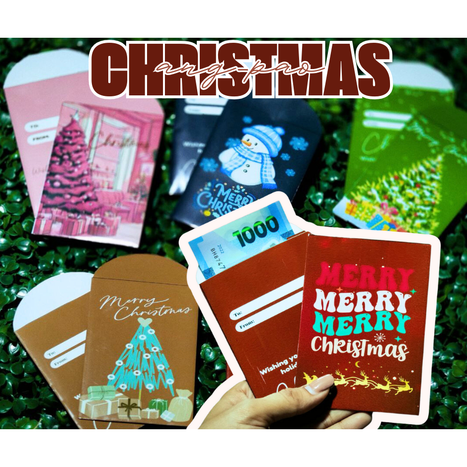 ANGPAO Christmas Money Envelope 10pcs per pack | Shopee Philippines
