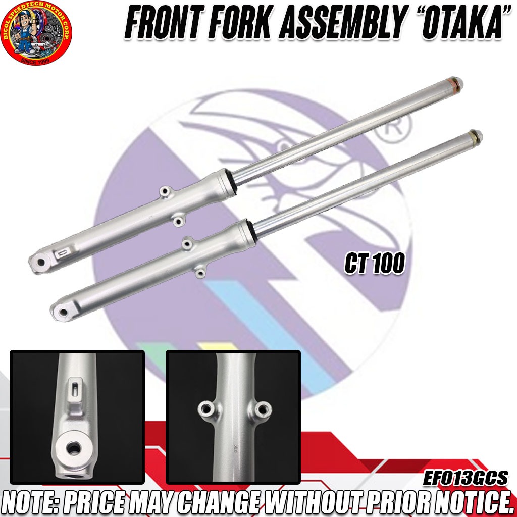 CT100 FRONT FORK ASSEMBLY OTAKA (EF013GCS) | Shopee Philippines
