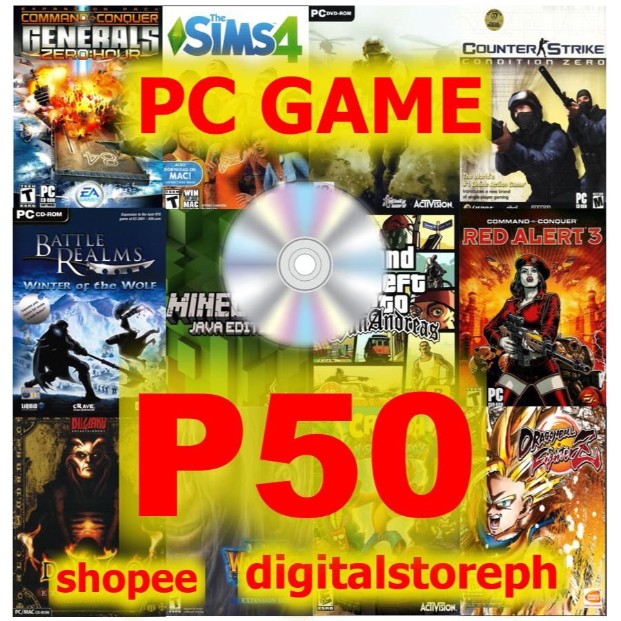 Games For PC Laptop Red Alert 2 Warcraft 3 Gta San Andreas Minecraft ...