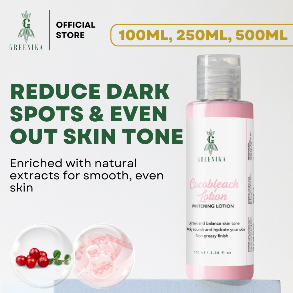 [ 10X COCOBLEACH LOTION ] Greenika CocoBleach Whitening Lotion Scar ...