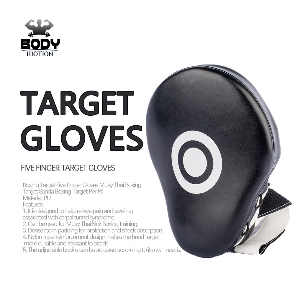 PER PIECE Boxing Leather Punch Focus Mitts,Target Hand Pads for Karate ...