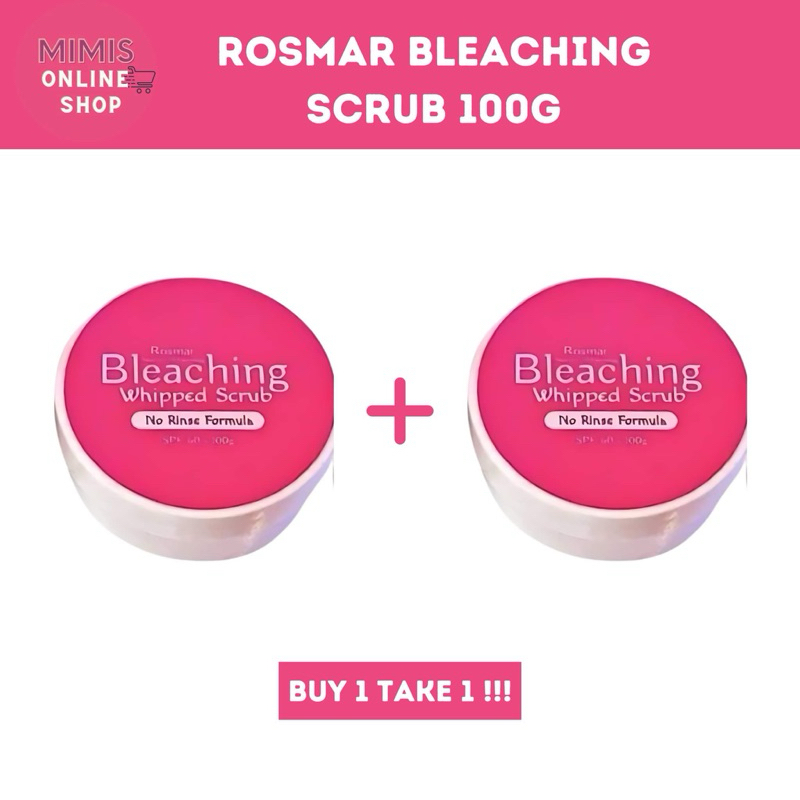 B1T1 ROSMAR BLEACHING SCRUB 100g | Shopee Philippines