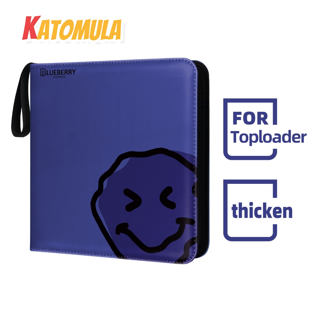 Blueberry Toploader Binder Album Blue Card Black Binder 240Pocket ...