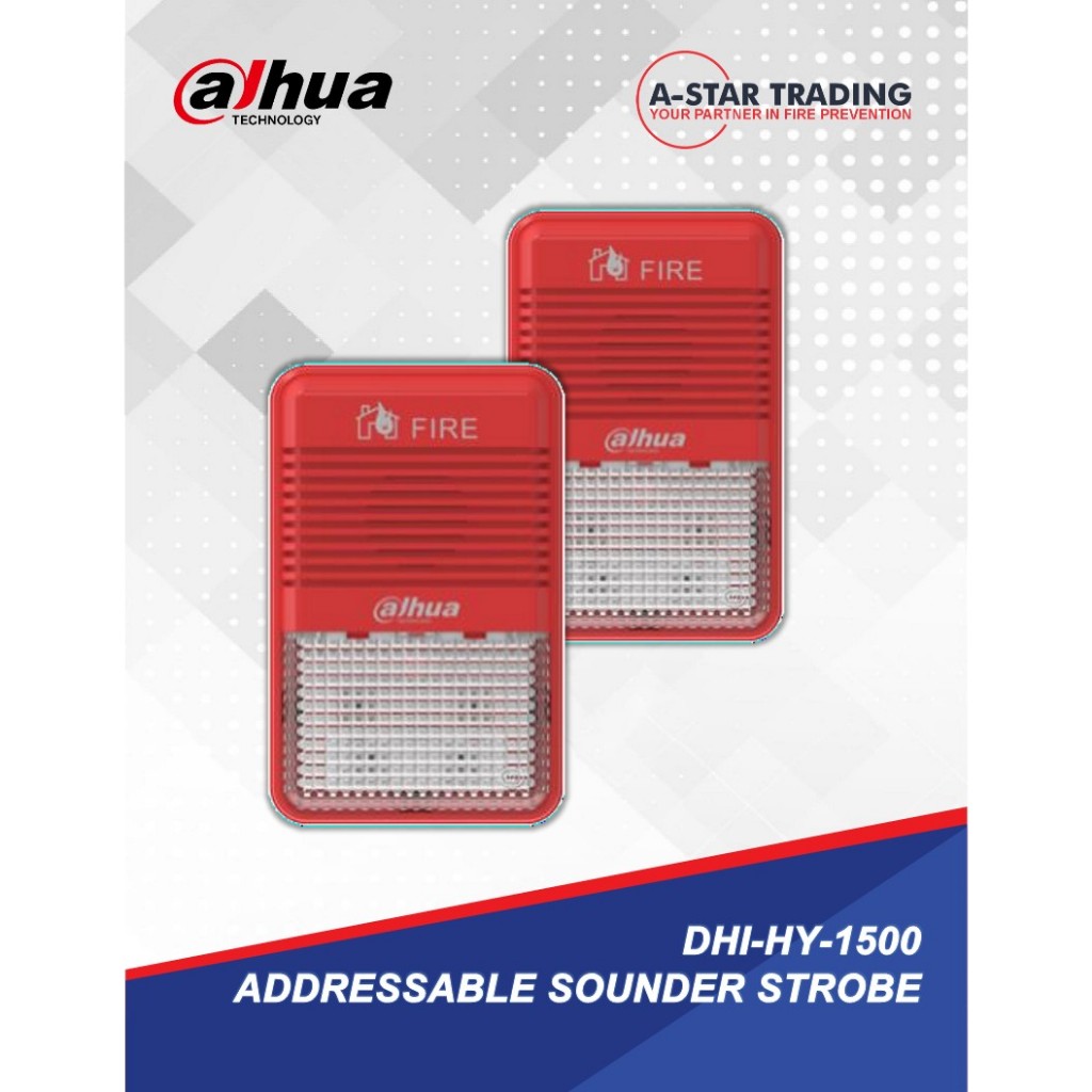 ADDRESSABLE FIRE SOUNDER STROBE - DAHUA BRAND | Shopee Philippines
