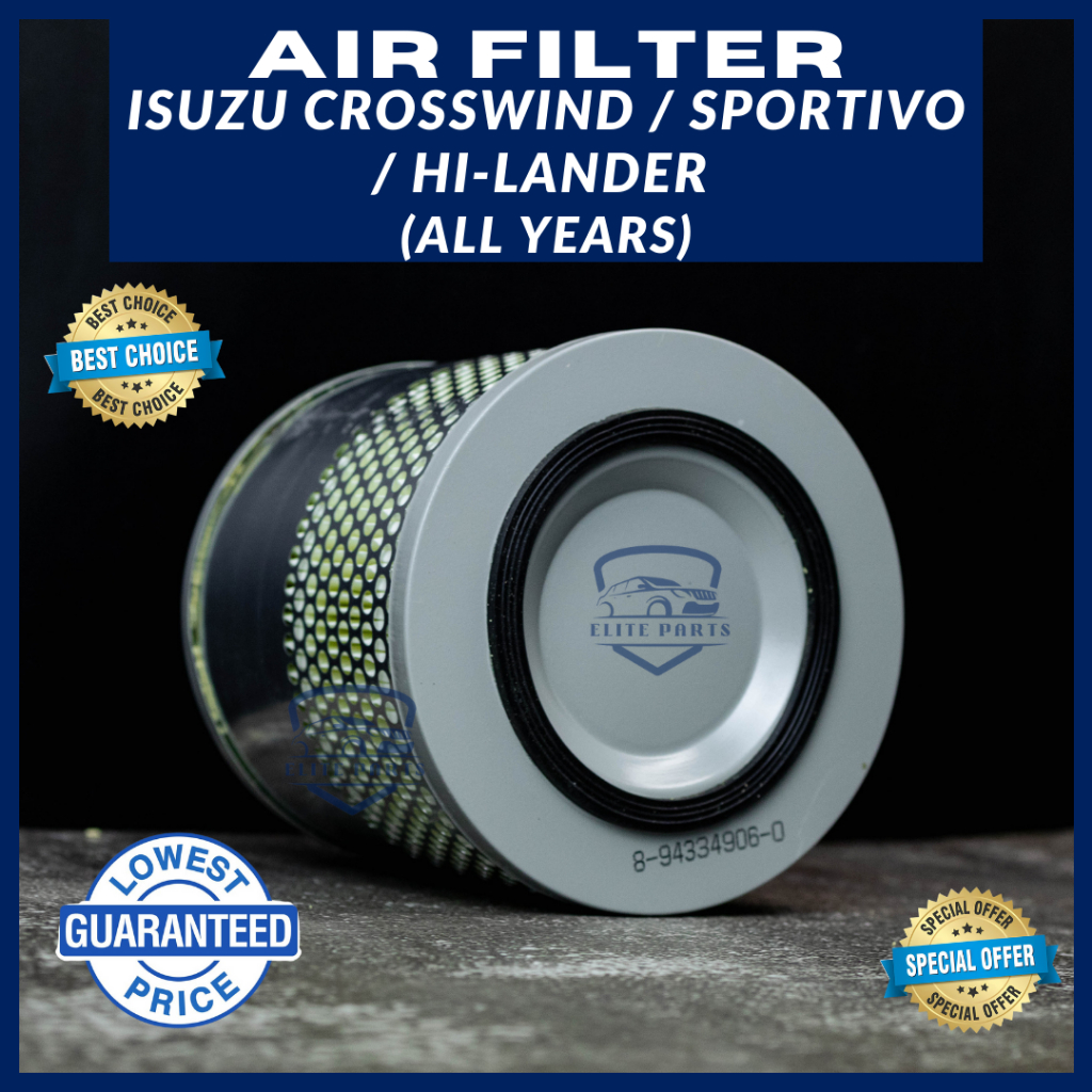 AIR FILTER for ISUZU CROSSWIND / SPORTIVO / HI-LANDER (ALL YEARS) (8 ...