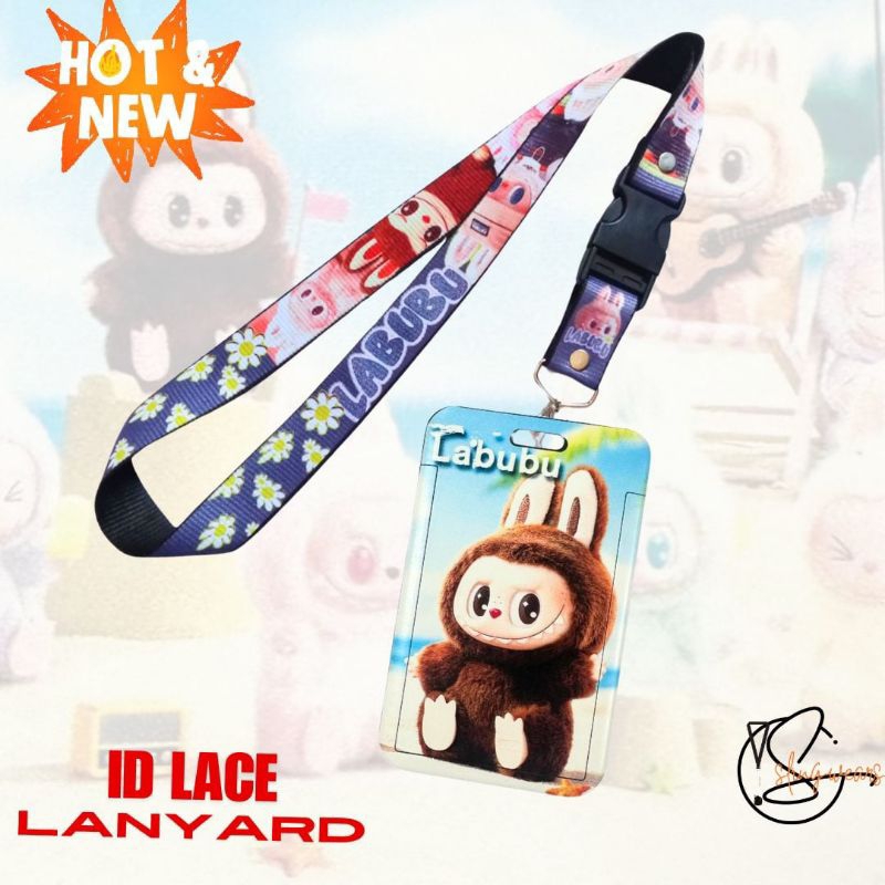 latest Labubu sling id holder is lace lanyard & Name Tags | Shopee ...