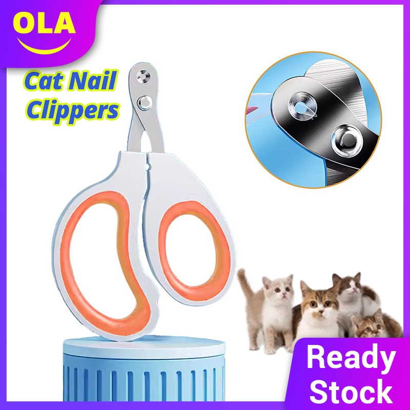 Cat Nail Clippers with Circular Cut Hole Avoid Over Cutting Pet Nail ...