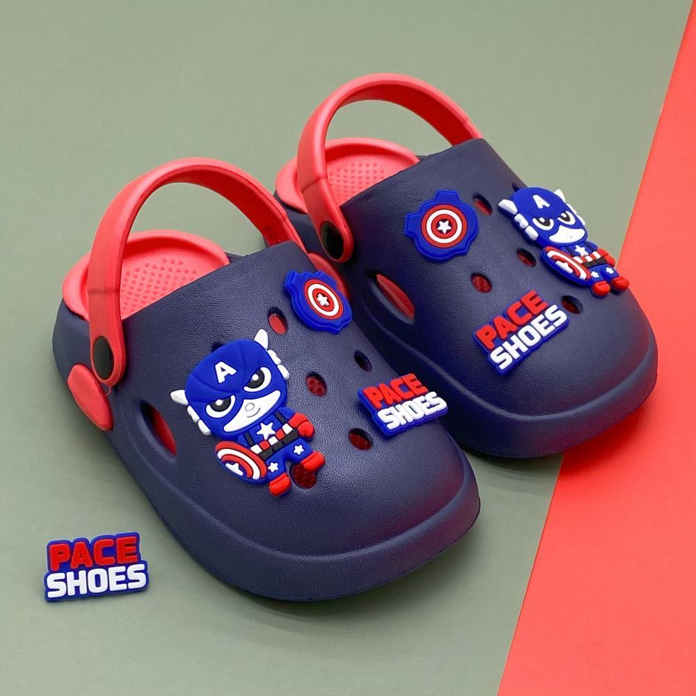 Fashion kids boy clogs shoes softsole cartoon character free jibbits ...