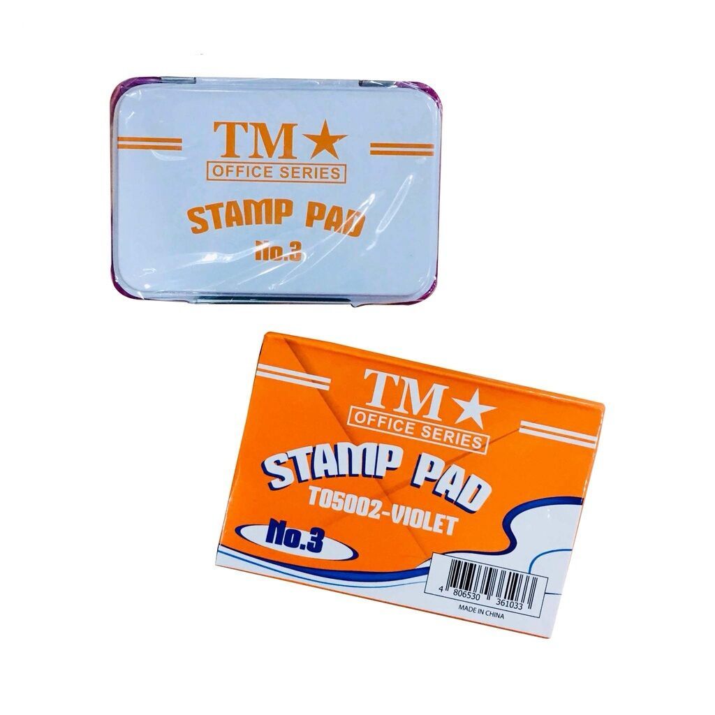 TM STAMP PAD WITH INK VIOLET | Shopee Philippines