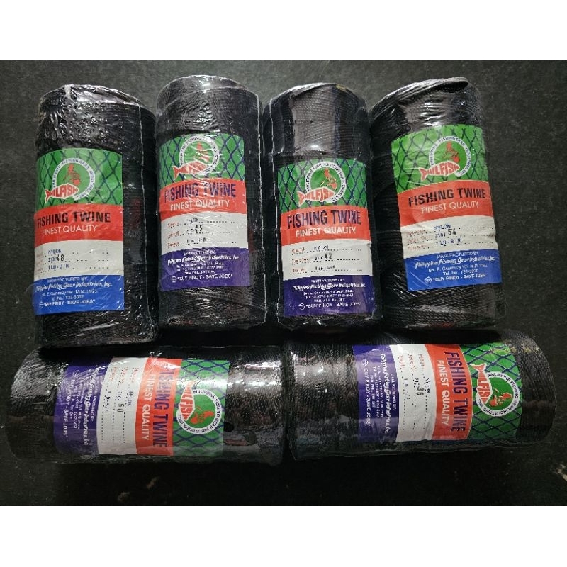 Fishing Twine | Black Dyed and Resined Nylon Twine | Black Resinized ...