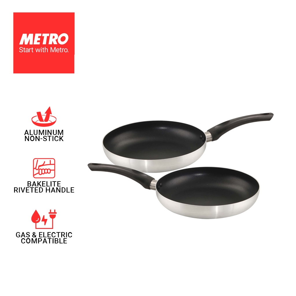 Buy 1 Take 1 Metro Cookwares Fry Pan 20cm Aluminum Non Stick AFRP 4771 ...