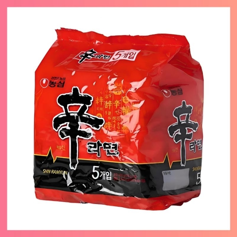 Nongshim Shin Ramyun/Ramen 120g x 5pcs | Shopee Philippines