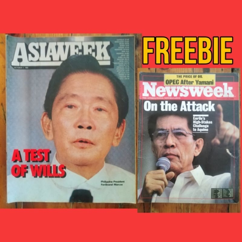 (EXTREMELY RARE) Oct. 1983 Asiaweek Magazine, Marcos after Ninoy ...