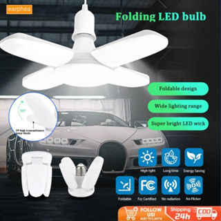 TRENDYBIKES 28W Foldable Fan Blade LED Light Bulb ceiling Fan28W ...