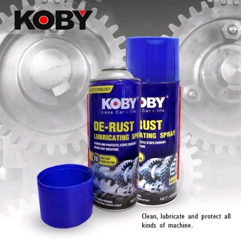 NEW SUPER-X KOBY DE-RUST LUBRICATING SPRAY ( 450 ML) | Shopee Philippines