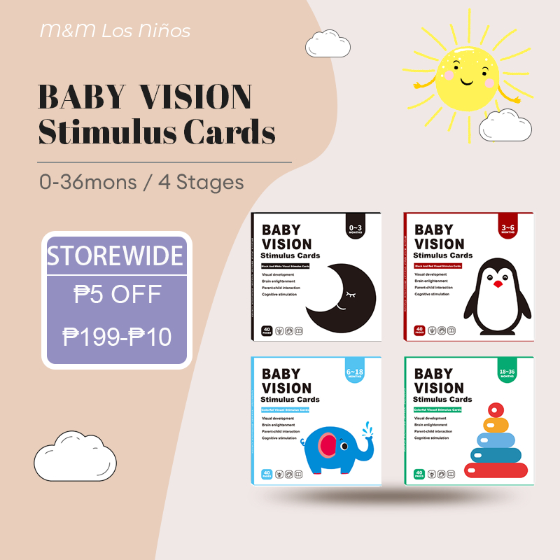 Baby Visual Stimulation Cards for Infants: Ages 0-36 Months Black White ...