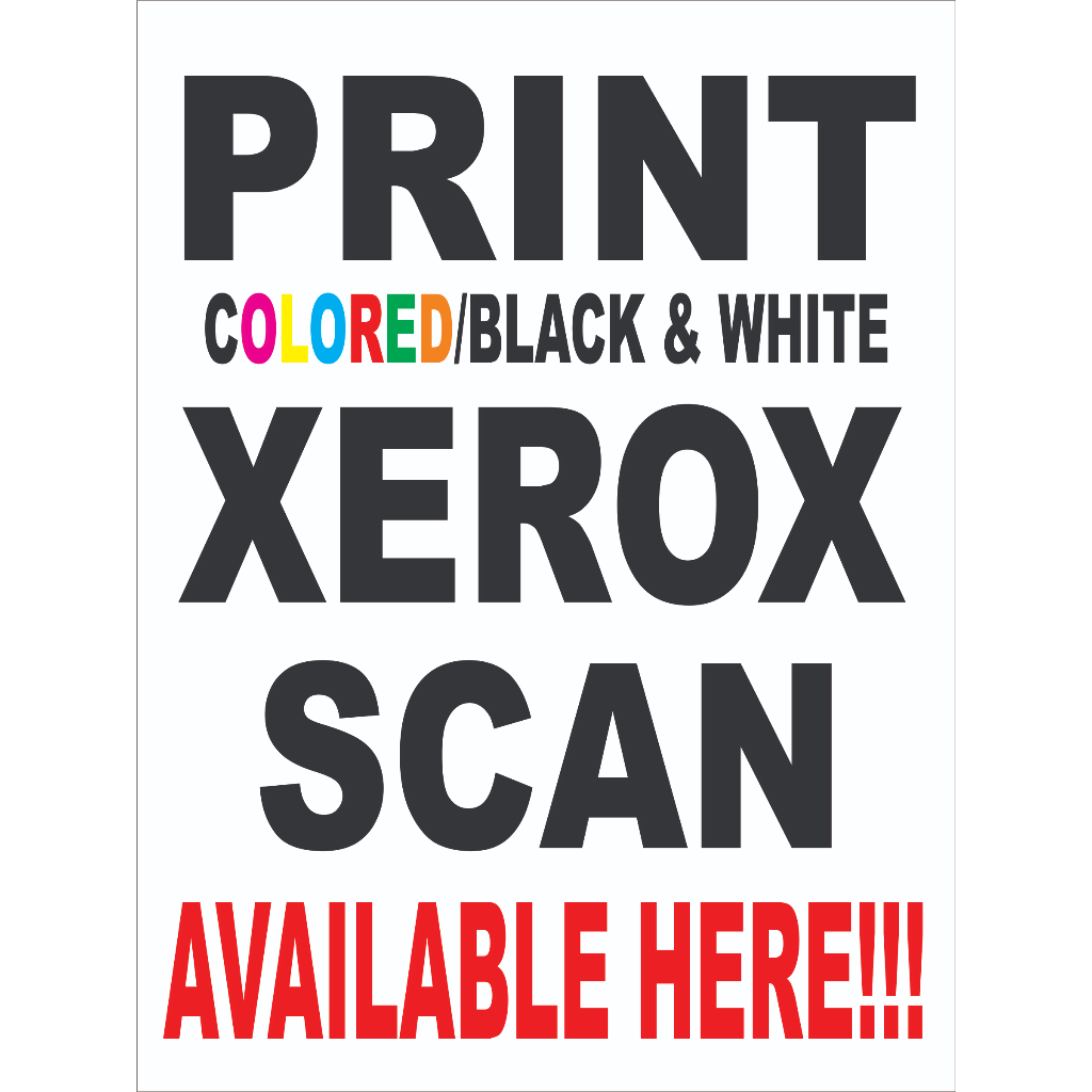 Tarpaulin PRINT XEROX SCAN TARPAULIN WITH EYELET | Shopee Philippines