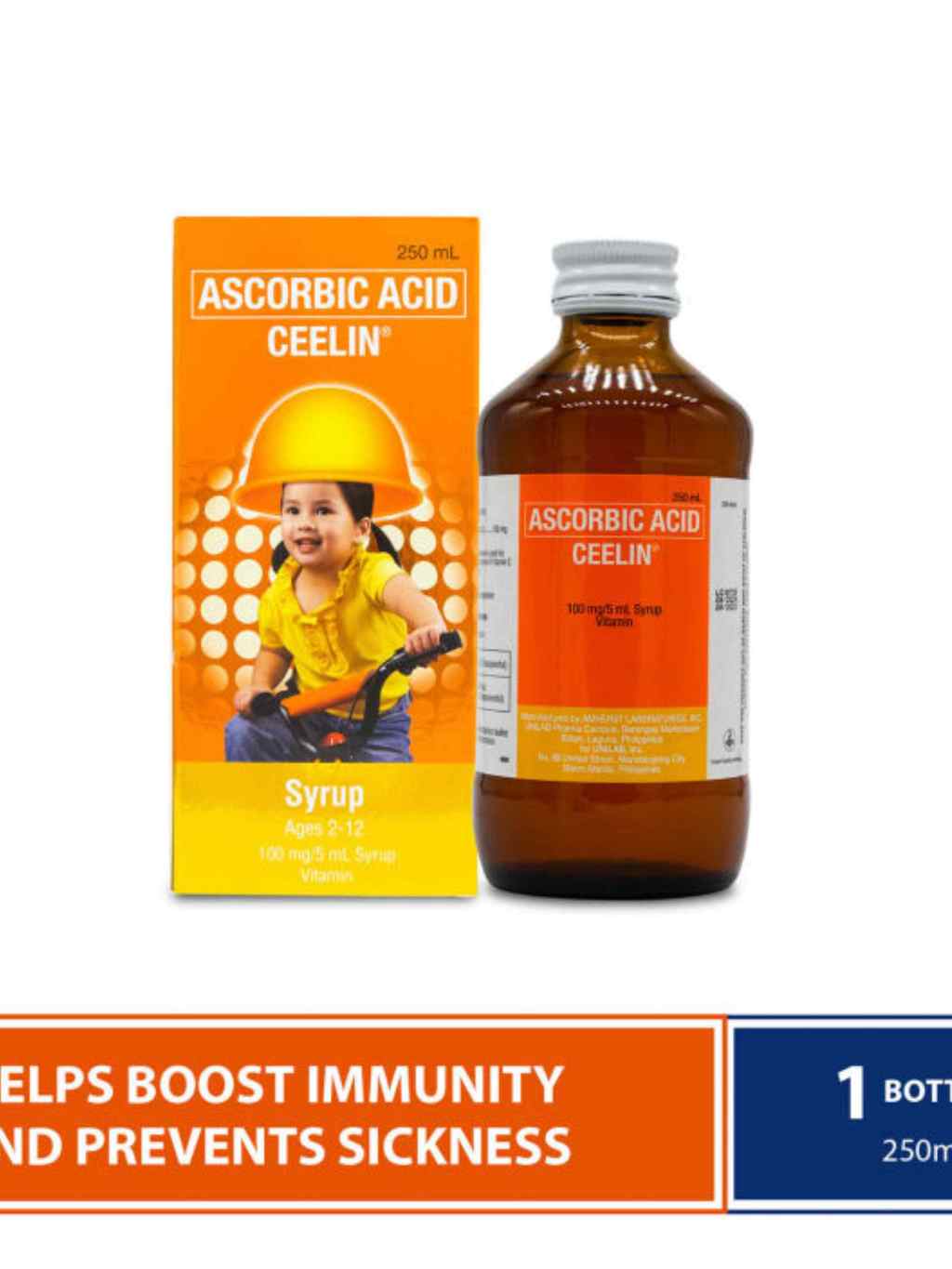 CEELIN ASCORBIC ACID Syrup 250 ml | Shopee Philippines