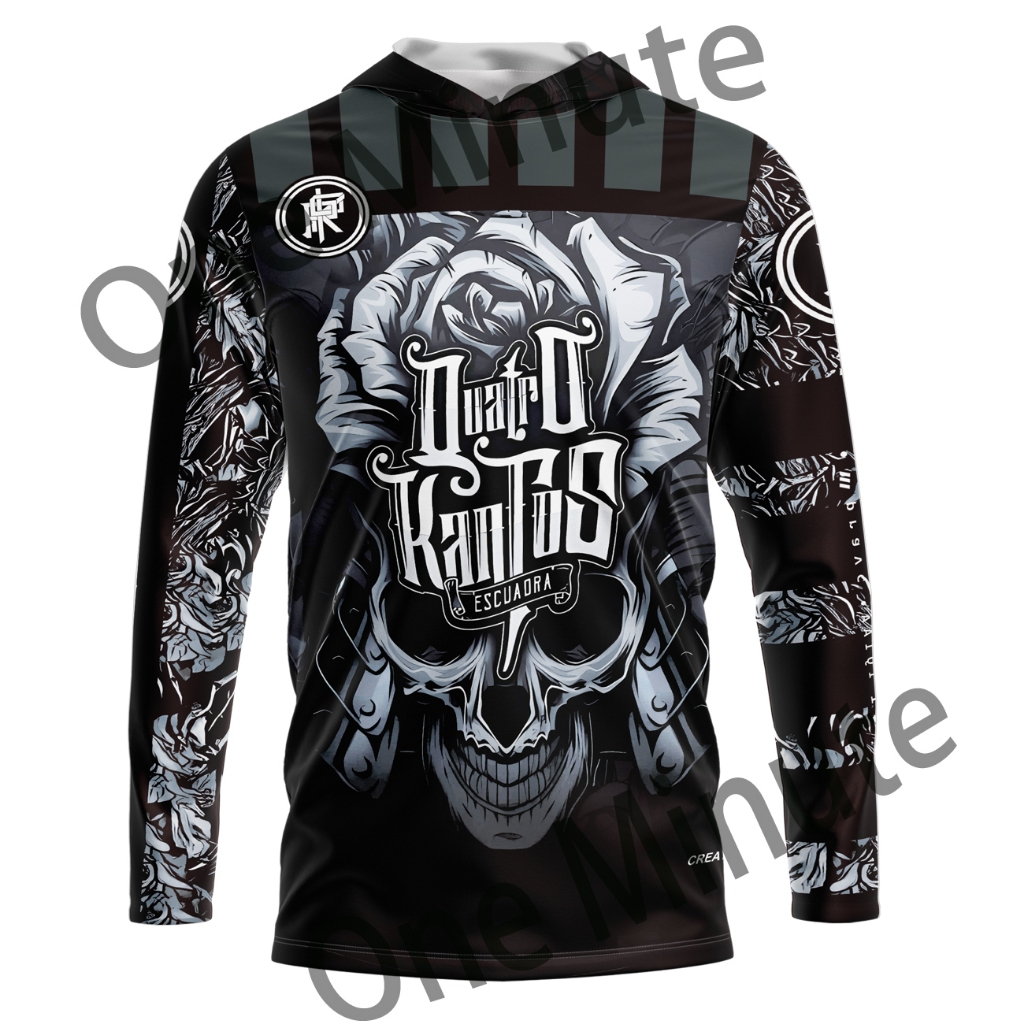 Warmer Jersey with Hoodie Design for men Hood Motorcycle Long Sleeve T-shirt Full Sublimation ...